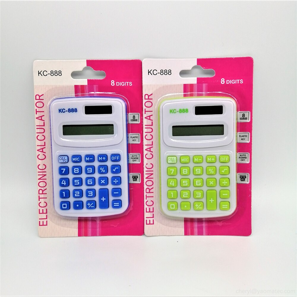 8 Digits Mini Portable Calculator For Students Col... – Grandado