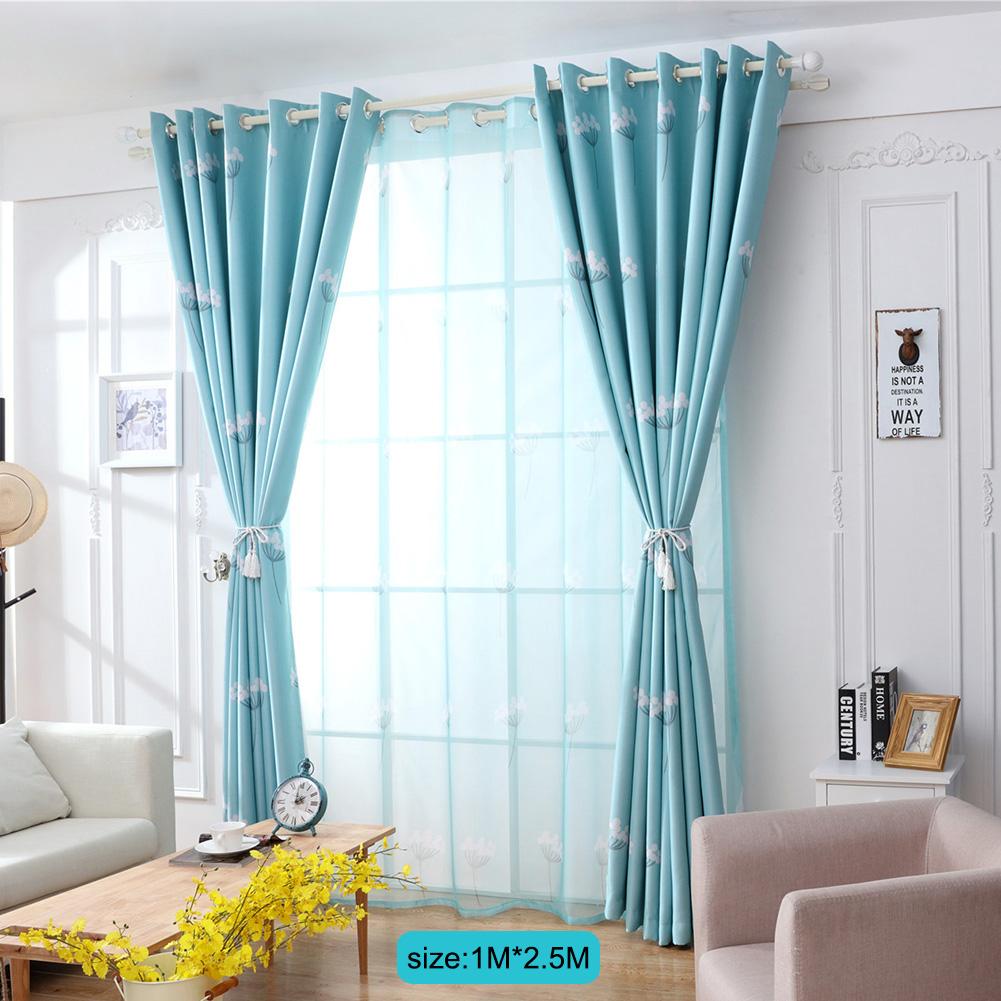 Dandelion Blackout Curtain Window Shading Screen B... – Vicedeal