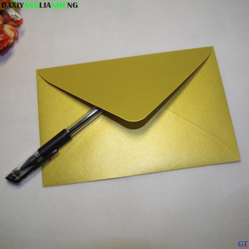 50Pcs LxW: 17x11cm luxury Pearl paper envelopes po... – Grandado