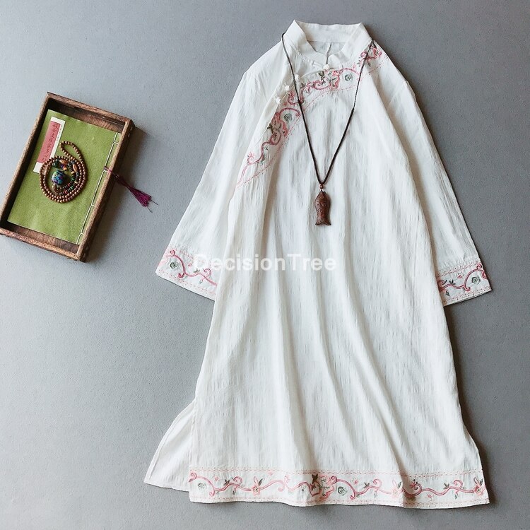 Chinese Dress linen cotton qipao chinese tradition... – Vicedeal