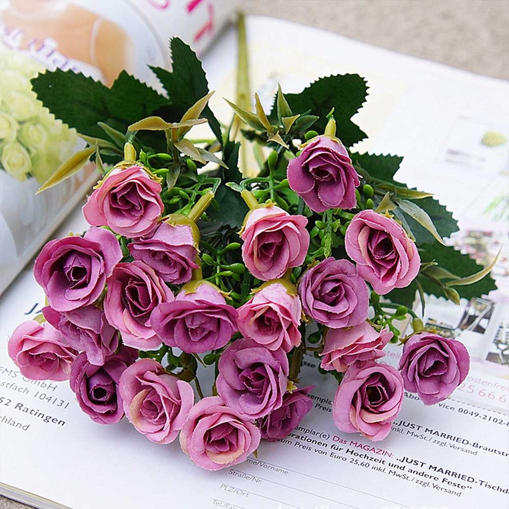 Kunstmatige bloemen voor kerst thuis bruiloft deco... – Vicedeal