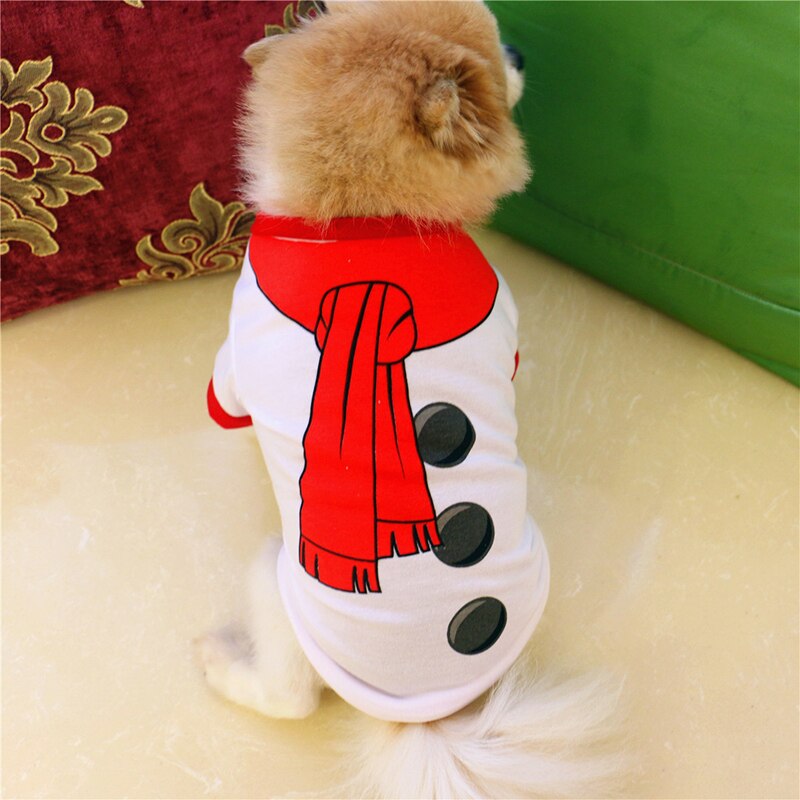 Christmas Dog Clothes Soft Pet Clothes For Small M... – Vicedeal