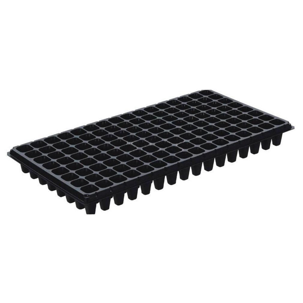 Black Plastic Seedling Tray Vegetable Flower Nurse... – Vicedeal