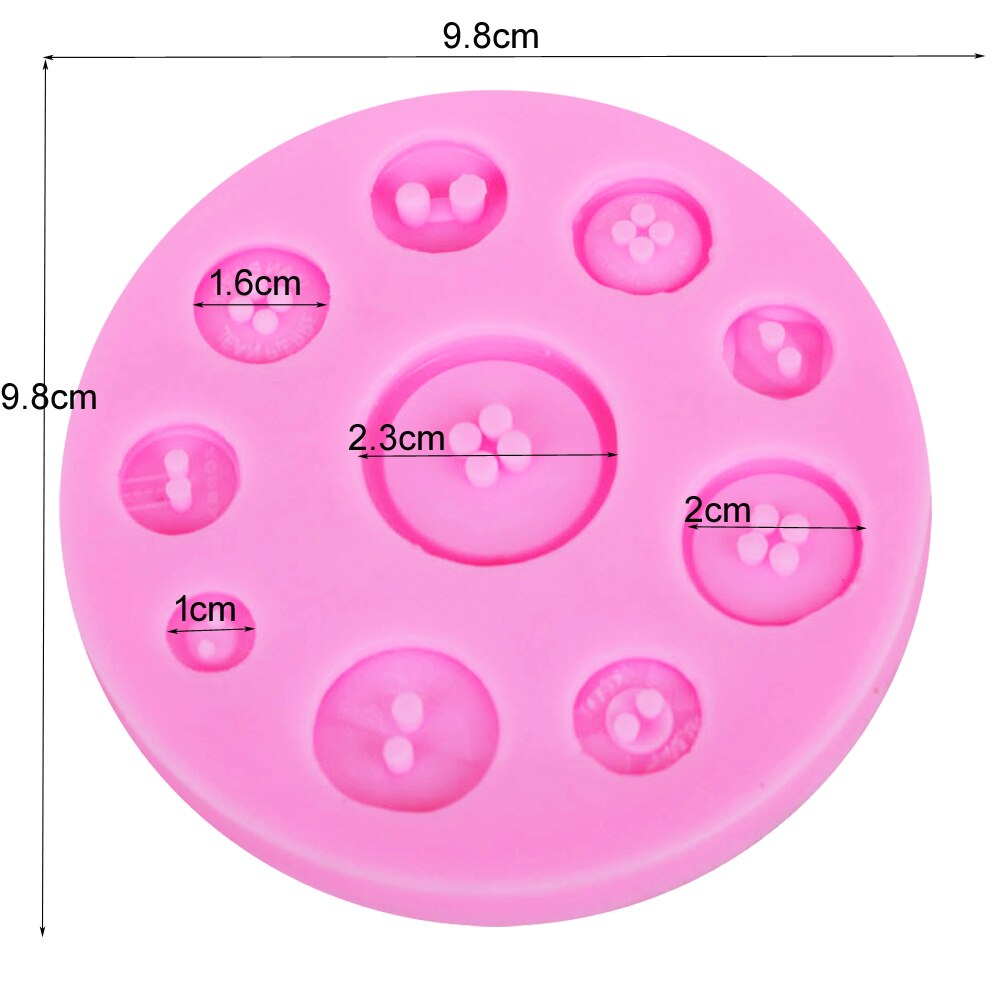 F1092 Buttons Epoxy UV Resin Silicone Mold For Ici... – Grandado