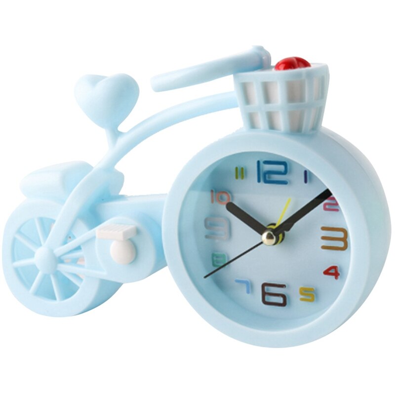 Cute Candy Color Cartoon Bike Shape Alarm Clock Wa... – Vicedeal