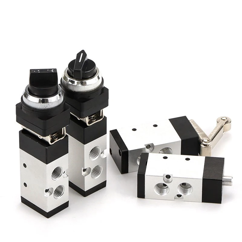 Pneumatic Mechanical Valve 2 Position 5 Way Manual... – Grandado