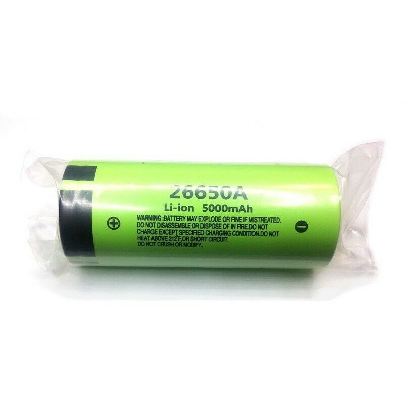 GTF 3.7V 26650 5000mAh Li-ion Rechargeable Battery... – Grandado