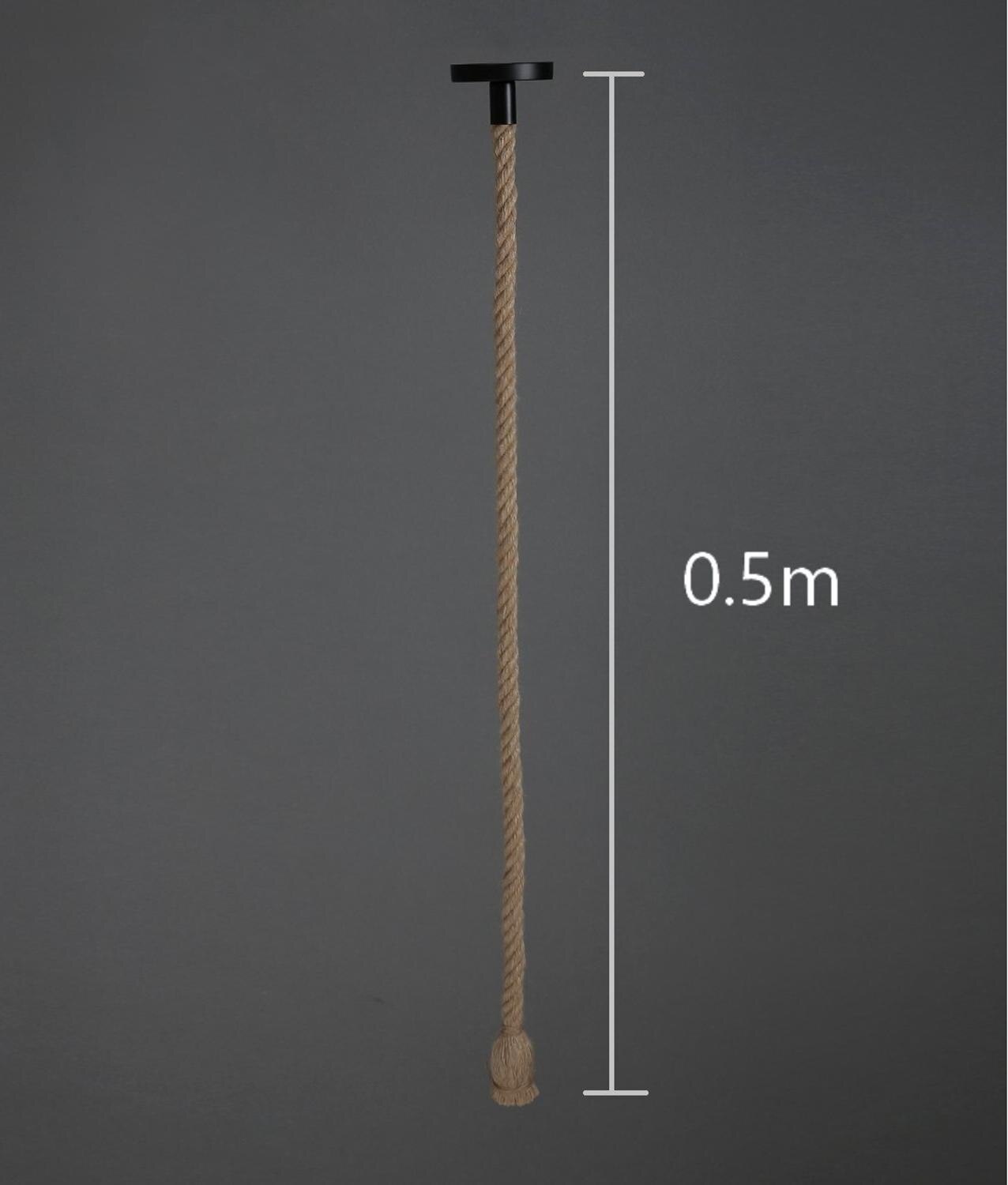 Hemp Rope Pendant Light Vintage Retro Loft Industr... – Vicedeal