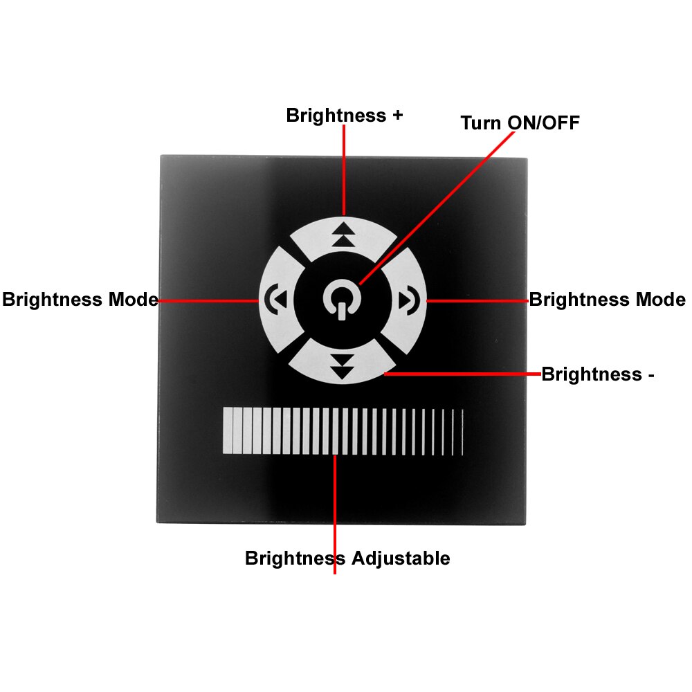 Touch Switch Control Led Dimmer 220v 110v EU Stand... – Grandado
