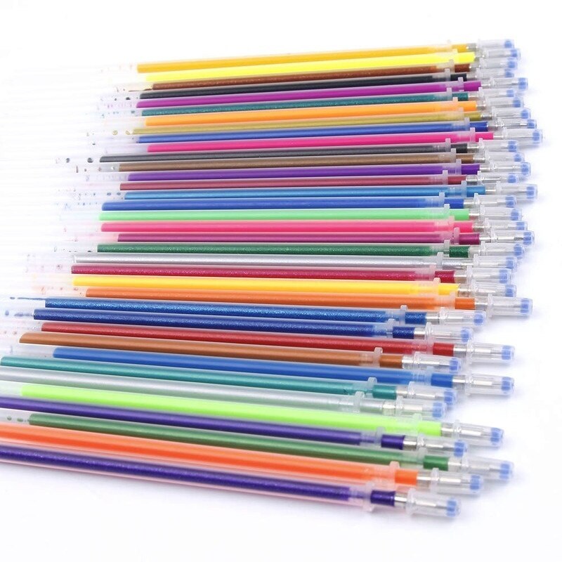 24/36/48 Sketch Color Pen Gel Pen Set Refill Metal... – Grandado