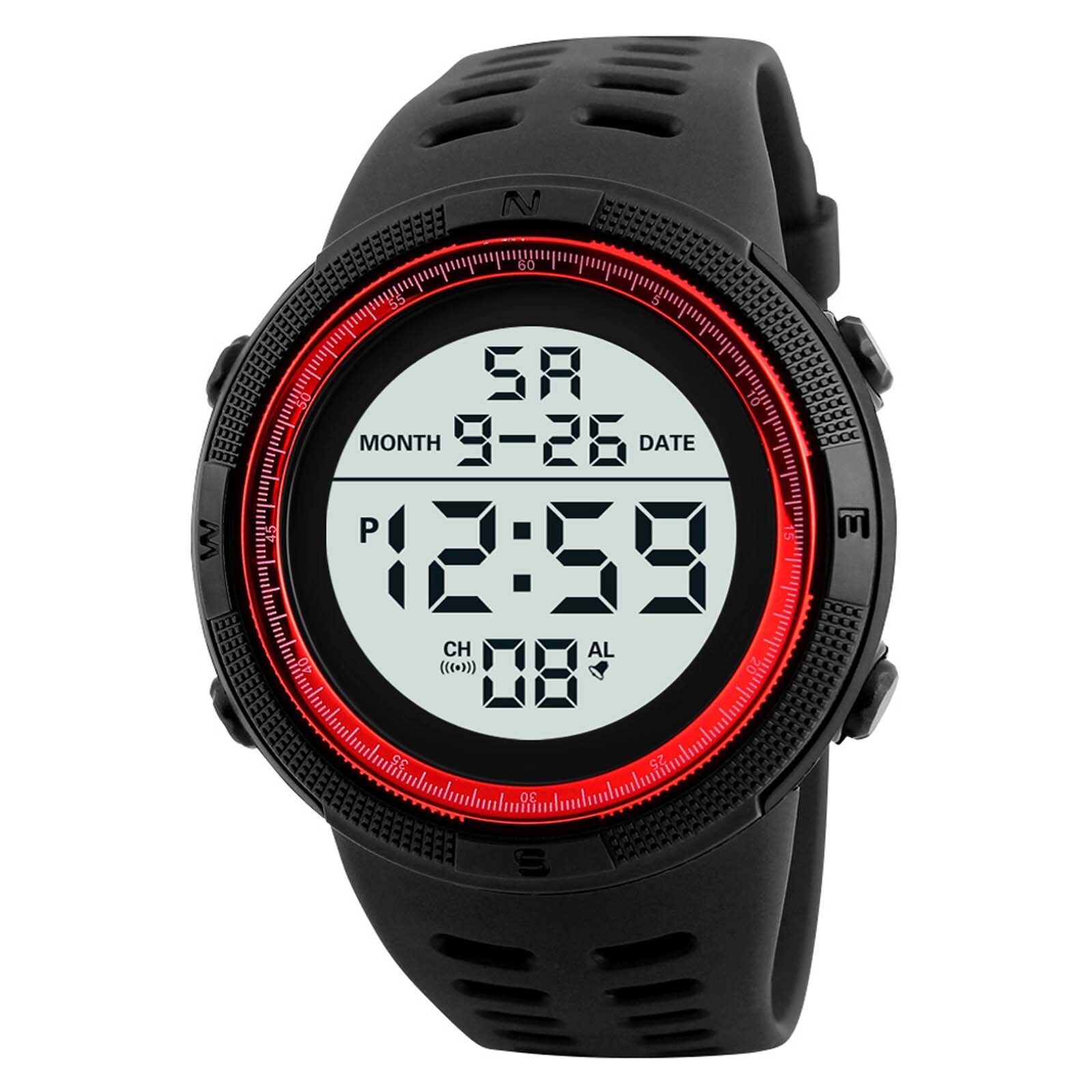 Digitale Led Horloge Datum Sport Mannen Outdoor Ho... – Grandado