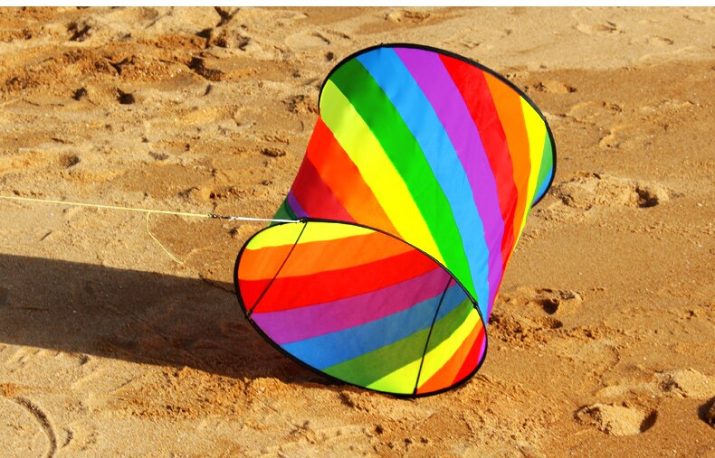 3D Single Line Rainbow Adult Kites Sports Beach Wi... – Grandado