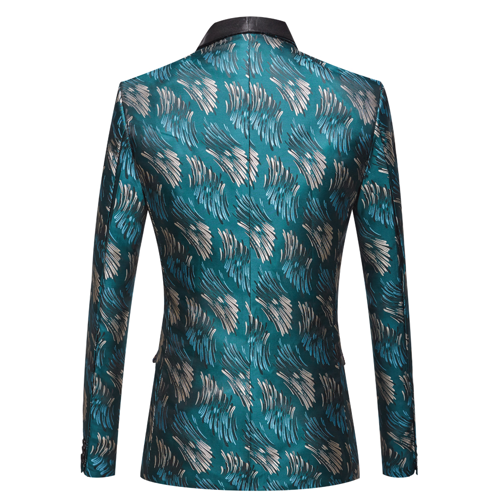 Men's shawl collar suit coat ingle Button Suit... – Grandado