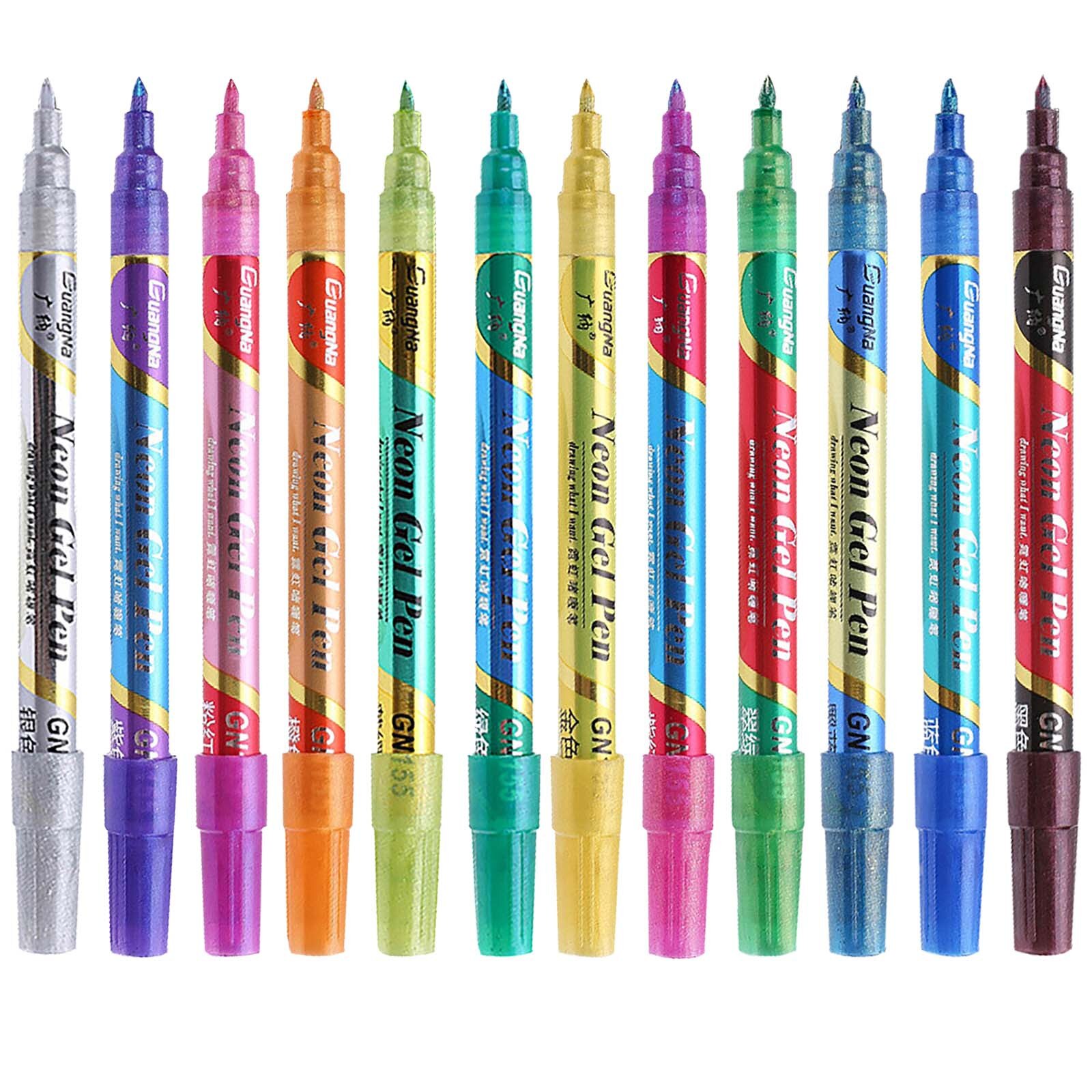 Pen 12 Colors Gel Pen Set Glitter Gel Pens For Sch... – Grandado