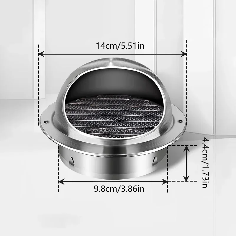 Round Ventilation Grill Screen Hood 304 Stainless ... – Grandado