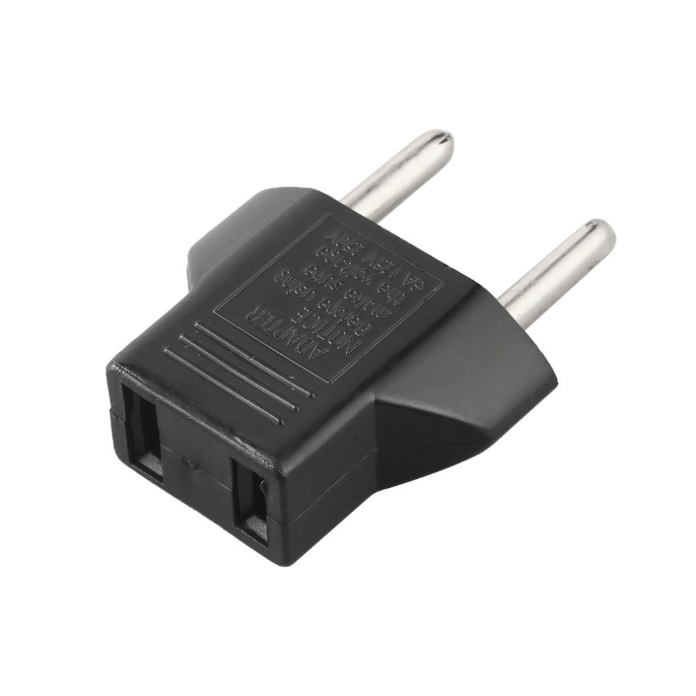1pcs EU Plug Adapter 2 Pin to EU 2 Round Pin Plug ... – Grandado