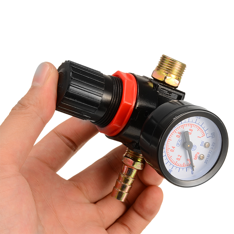 1/4" Air Control Valve Adjustable Meter Dial Gauge... – Vicedeal