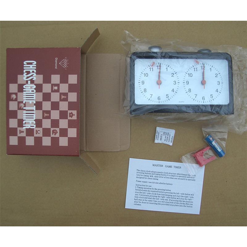 International Checkers Analog Chess Clock Mechanic... – Grandado