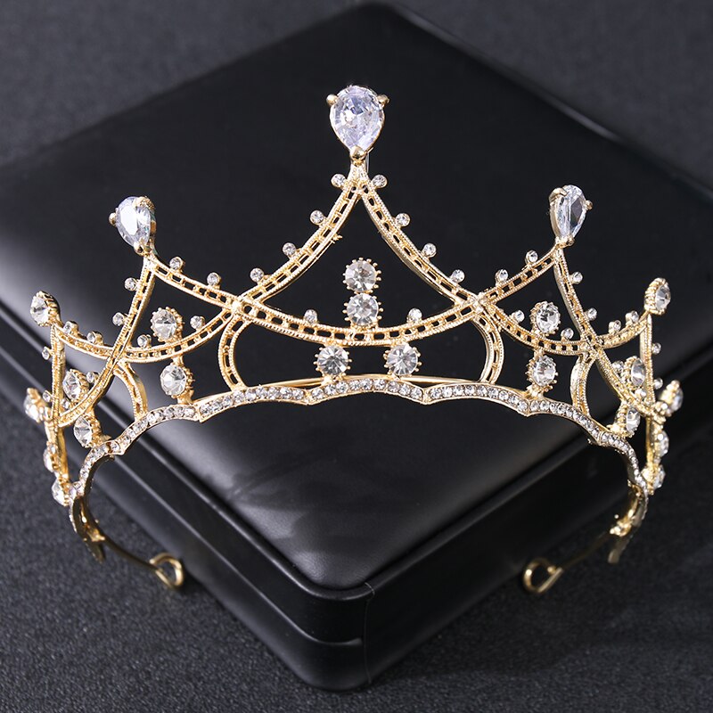 Vintage Crystal Princess Rhinestone Prom Tiaras An... – Grandado