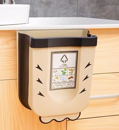 Opvouwbare Afval Bin Plastic Keukenkast Deur Opkno... – Grandado