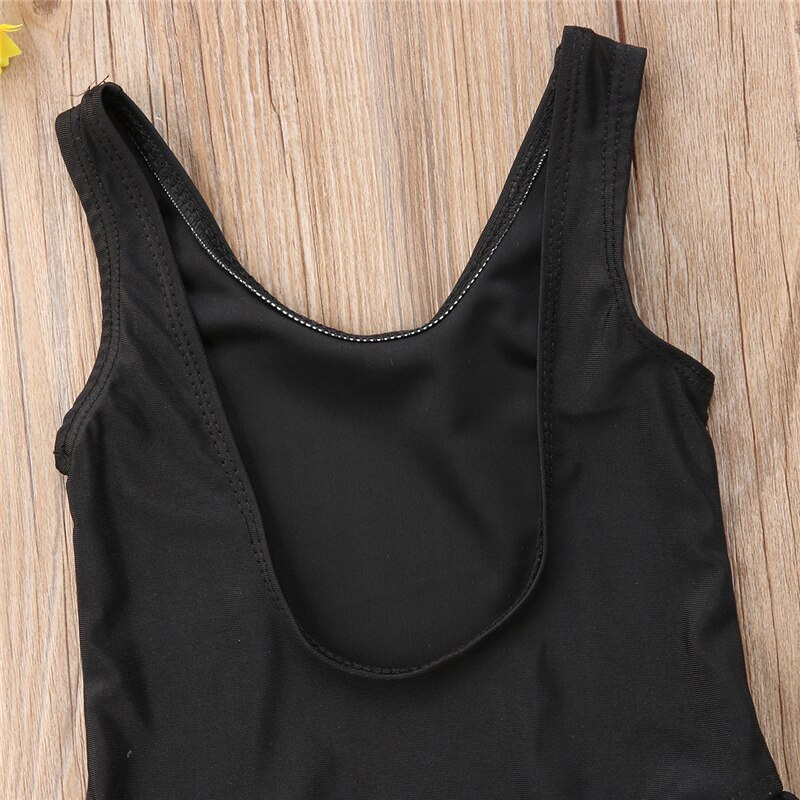 Girls Swimsuit Cute Newborn Baby Girls Black Swimw... – Grandado
