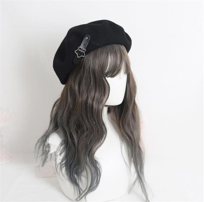 Metal Punk Beret Warm Winter Lolita Hat Lolita Coo... – Grandado