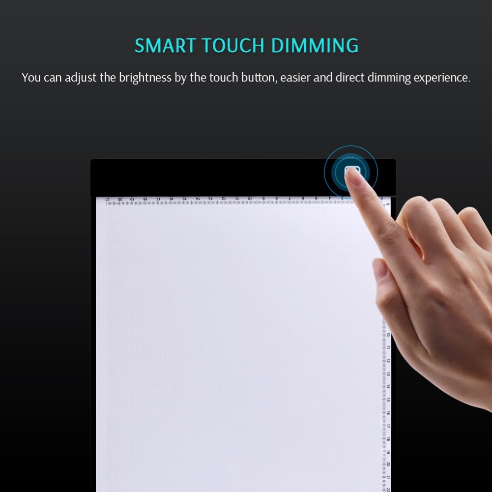 LED A4 Drawing Tablet Digital Graphics Pad USB LED... – Grandado