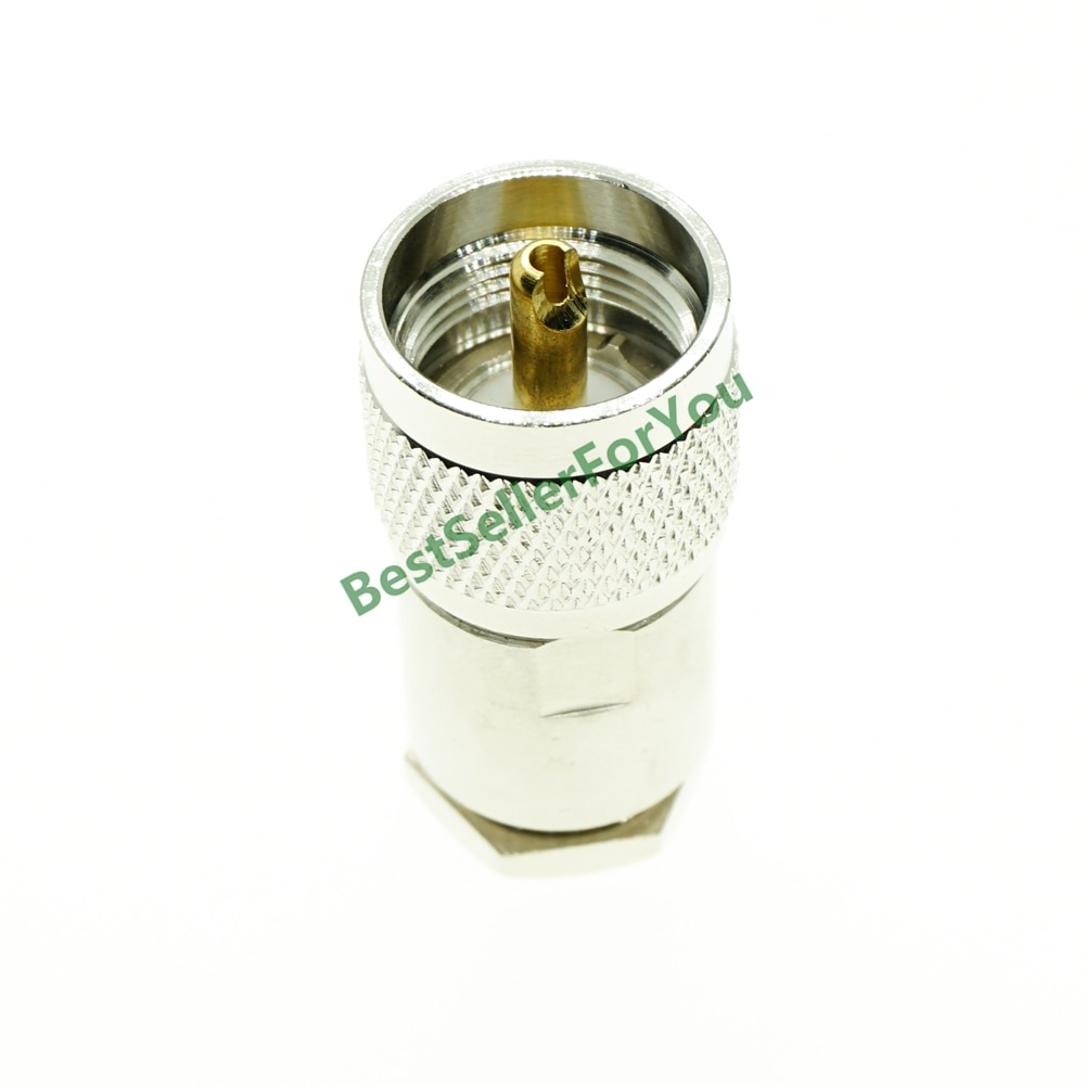 UHF PL259 male plug clamp For RG5 RG6 5D-FB LMR300... – Grandado