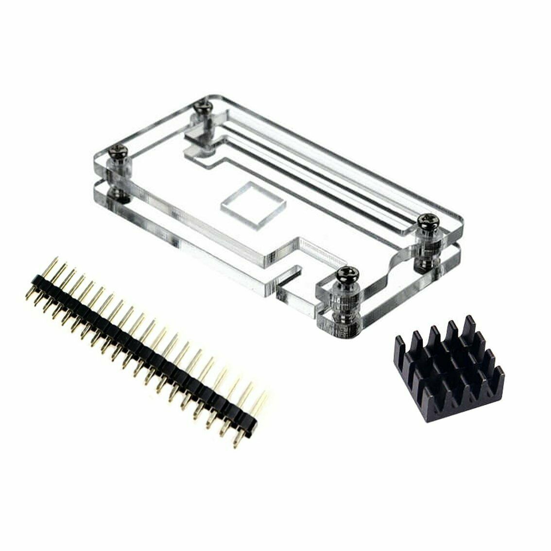 Raspberry Pi Zero W Clear Case With Gpio Header Pi Grandado 