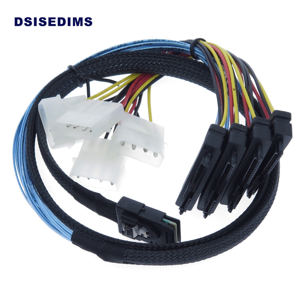 Interne Mini SAS 4i SFF-8087 36 Pin naar SAS 4x SF... – Grandado