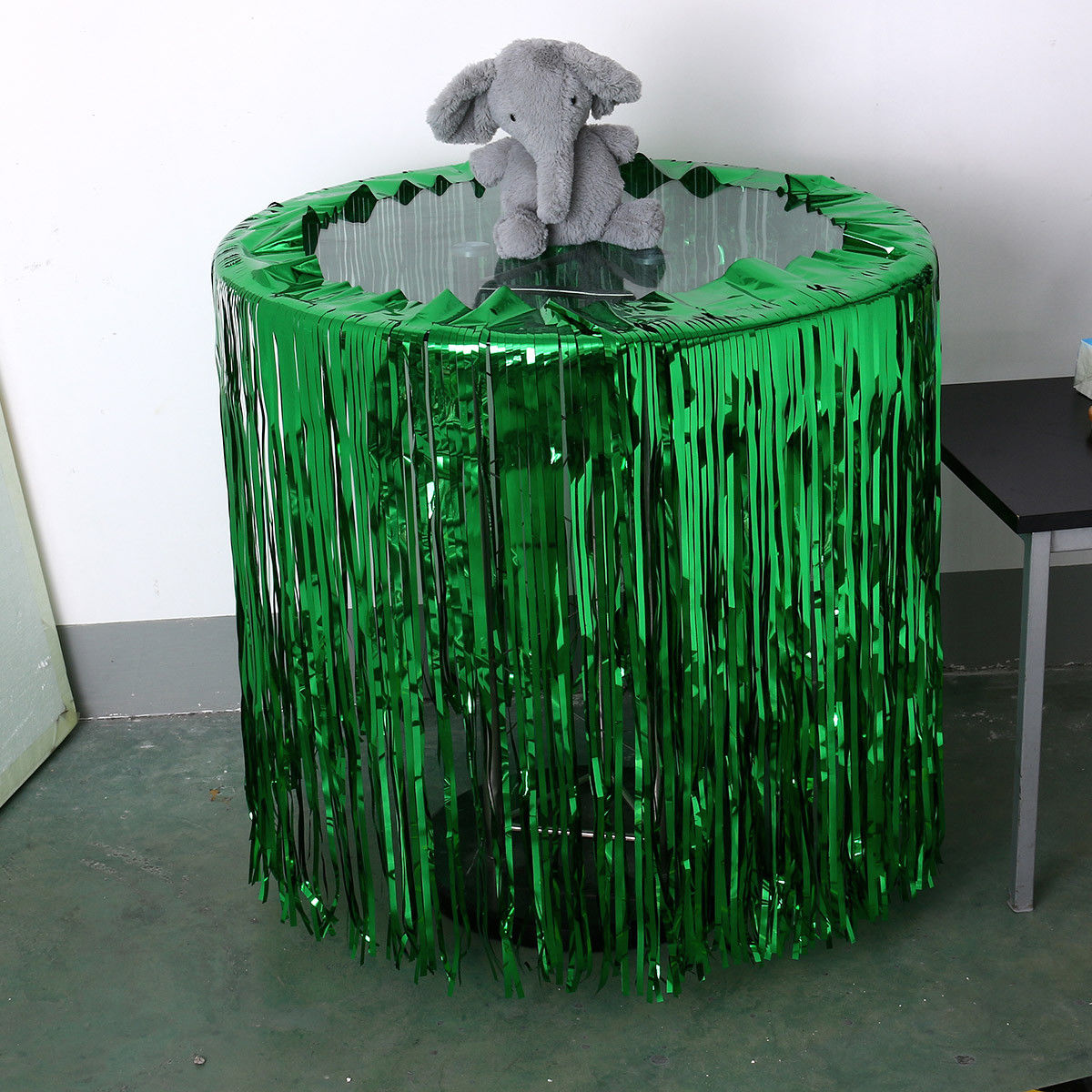 Foil Fringe Metallic Sequin Table Skirt Hotel Wedd... – Vicedeal