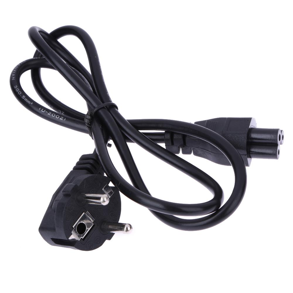 1M EU Stecker Universal- Laptop Energie Kabel 3 Zinke 2 Stift AC ...