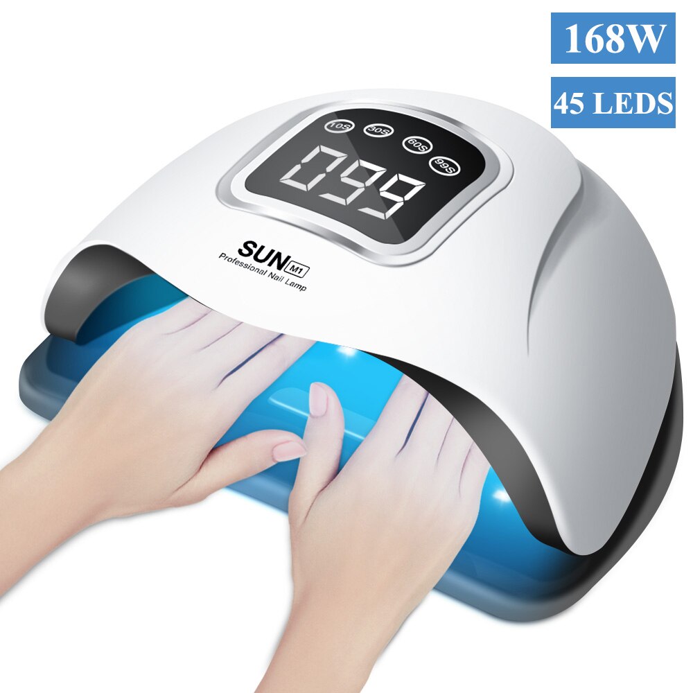 Dcovor Nail Uv Lamp 168W Nail Dryer Led Uv Lamp Vo... – Grandado