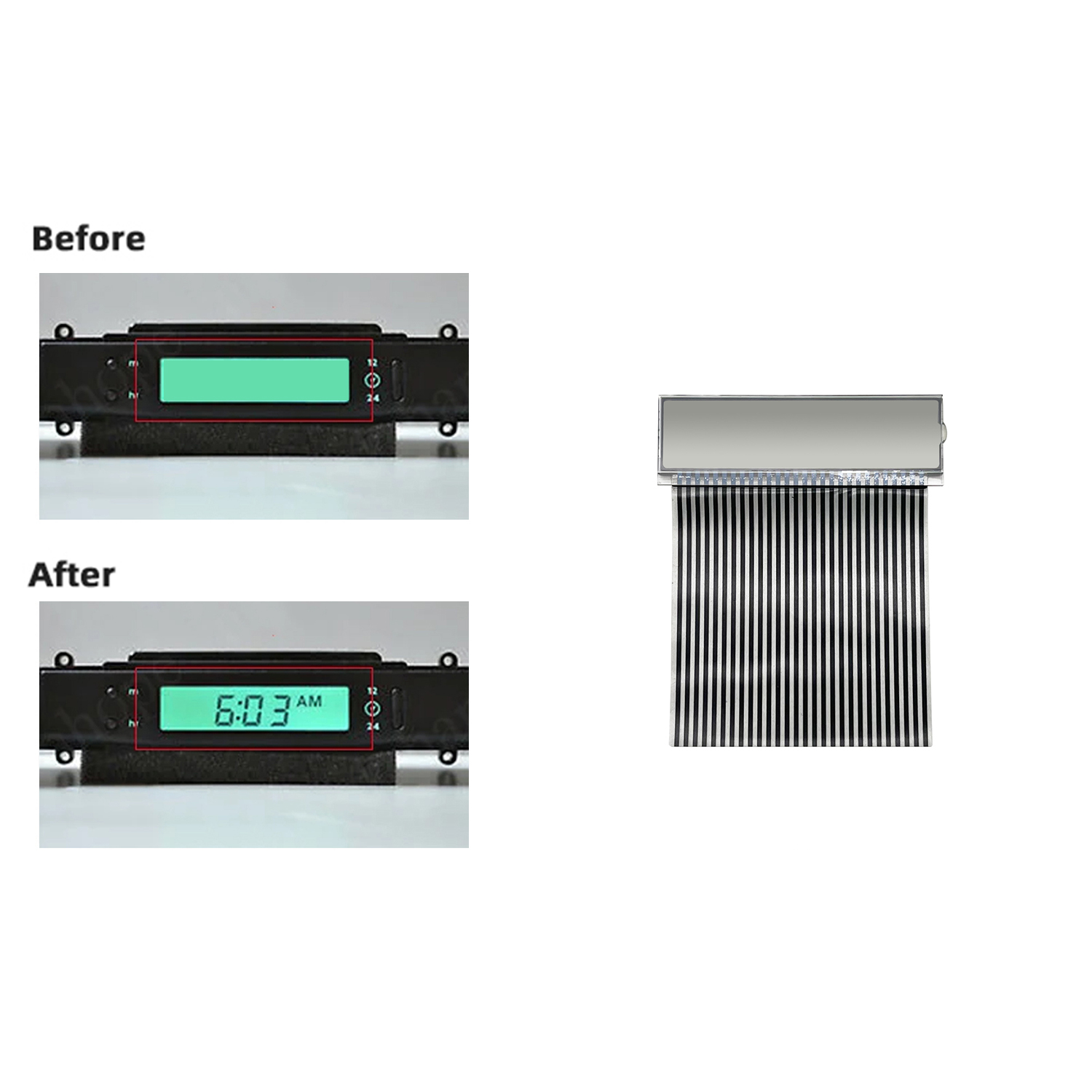 LCD Display for Jaguar XJ6 XJ8 X300 XJR 1995-1998 ... – Grandado