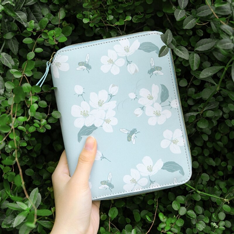 Cartoon Bloem B6 Voor Rits Notepad Met Pen Set Led... – Grandado