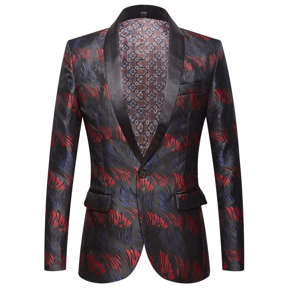 Men's shawl collar suit coat ingle Button Suit... – Vicedeal