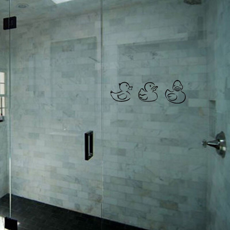 Yoja 10X29.6Cm Badkamer Douche Glas Eend Decal Sla... – Vicedeal