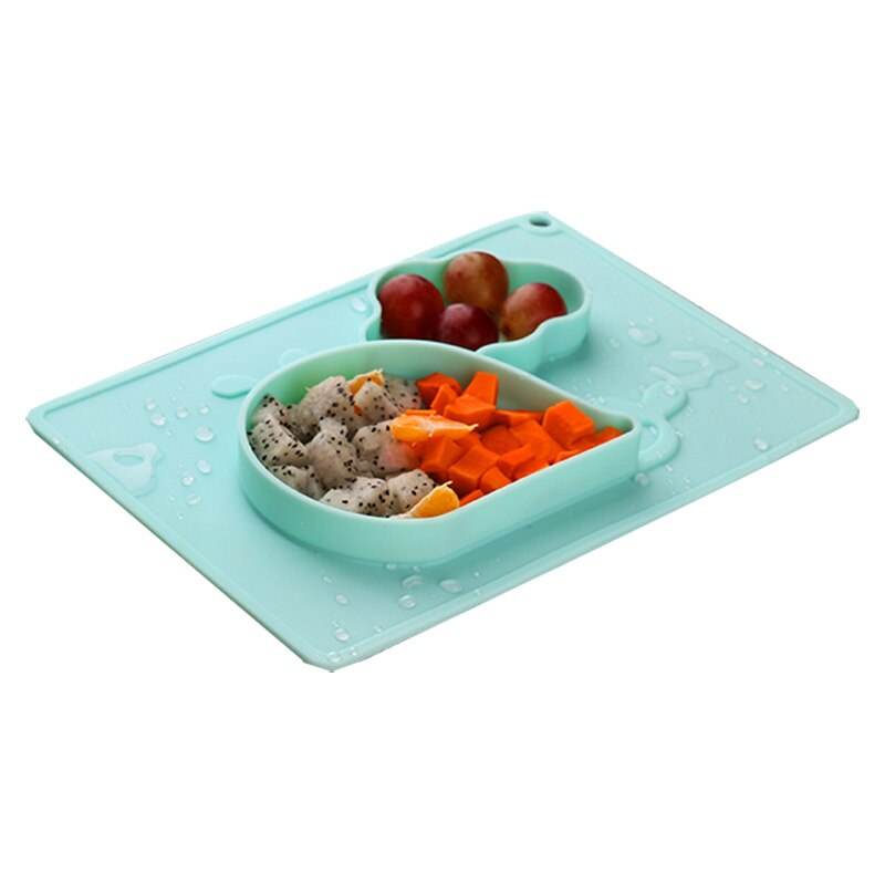baby silicone plate Children's meal cartoon patter... – Vicedeal