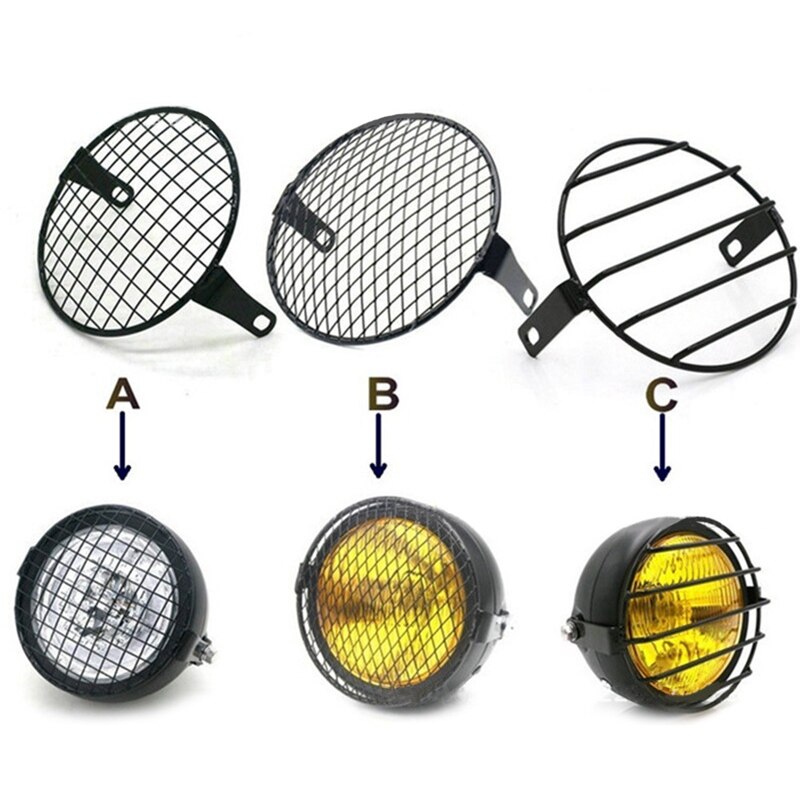 7 inch motorcycle headlight mesh protective mask, ... – Grandado