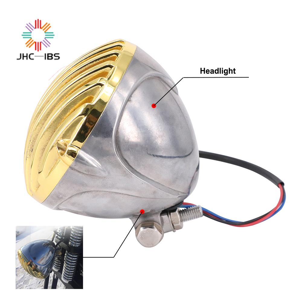 Motorcycle Universal Retro Refit Headlight With Br... – Vicedeal