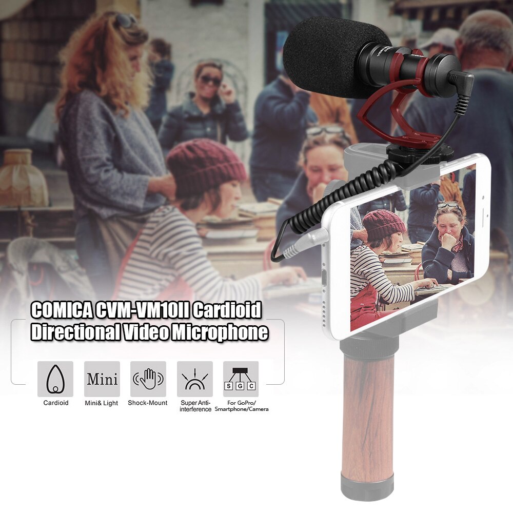COMICA CVM-VM10II Mic Compact On-Camera Cardioid D... – Grandado