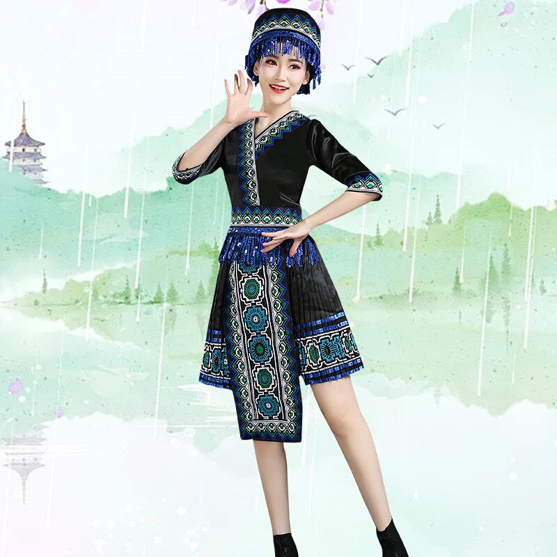 Miao Dance Costumes For Women Chinese Miao Hmong F... – Grandado