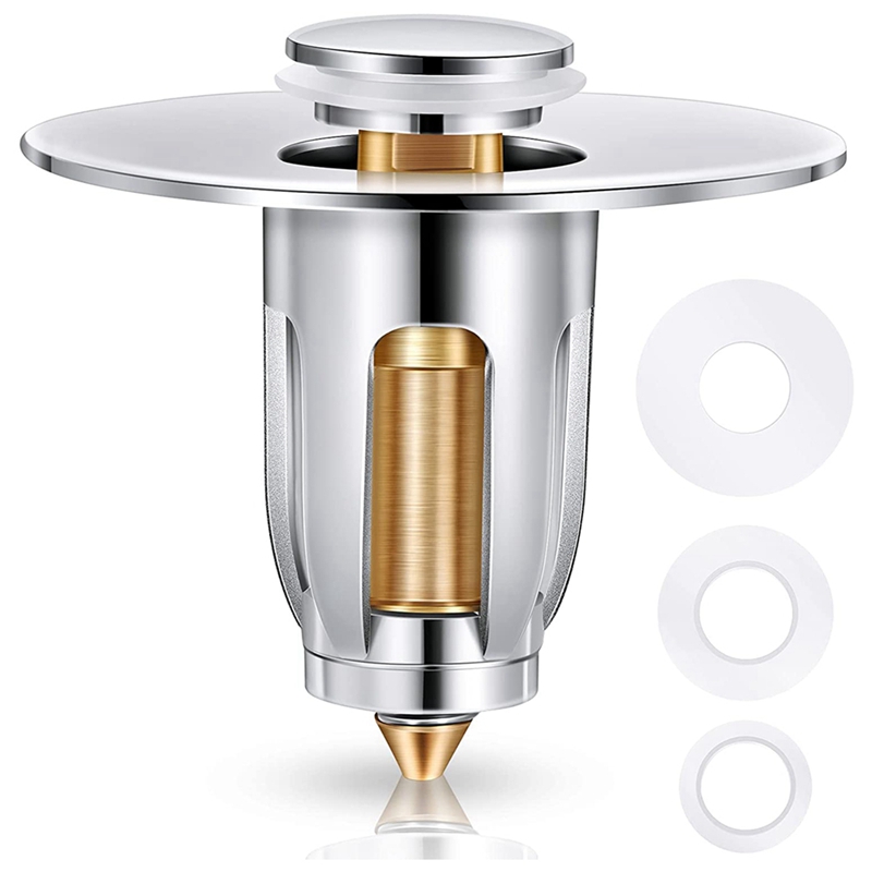 Bathroom Sink Stopper Core Push Type Sink Stopper ... – Grandado