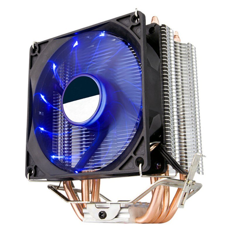 CPU Cooler 135mm Dual Copper Tube PC CPU Cooling F... – Vicedeal