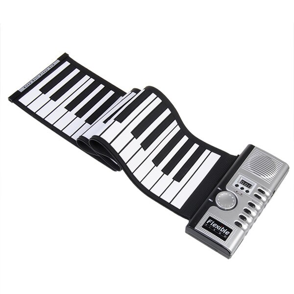 61 Key Piano Hand Roll Electronic Keyboard Portabl... – Grandado