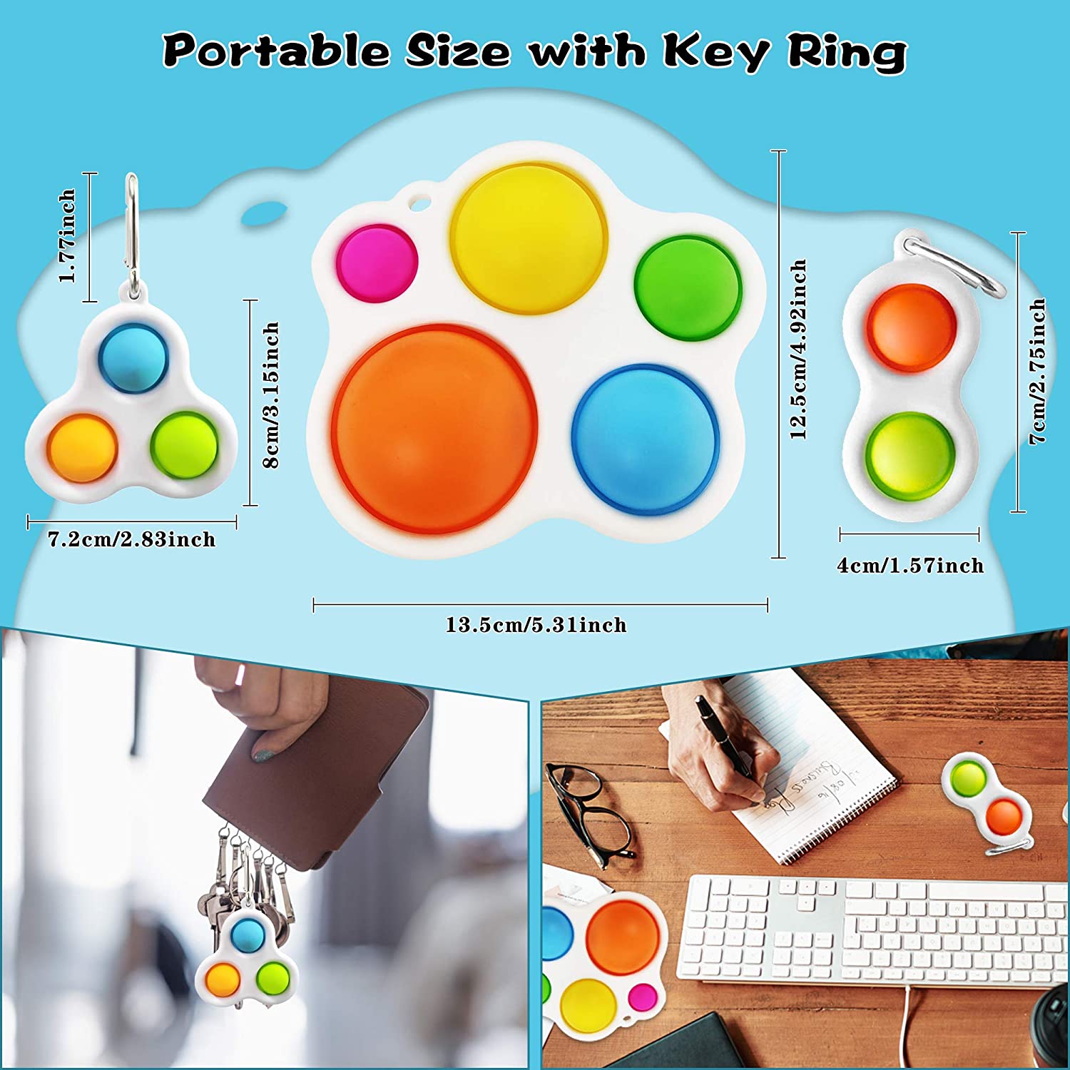 Infant Educational Toys, Portable Simple Dimple To... – Vicedeal