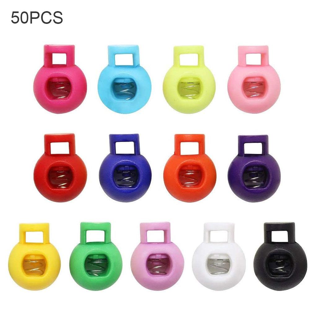 50pcs Plastic Rope Buckle Single Hole Spring Cord ... – Vicedeal