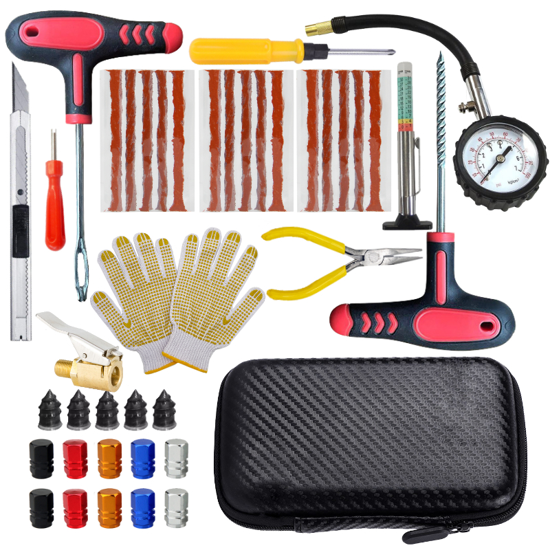 Car Tire Repair Kit Puncture Plug Tools Tyre Punct... – Grandado
