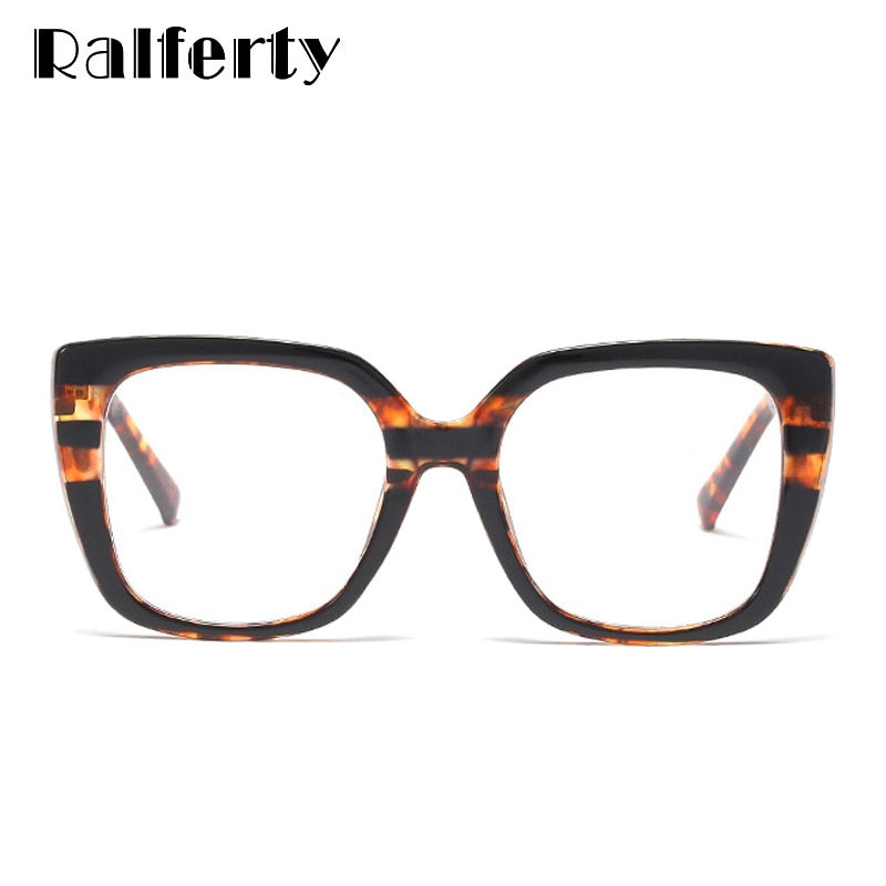 Ralferty Retro Leopard Eyeglasses Frame Women Eye ... – Grandado