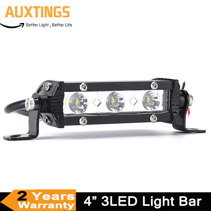 Straight Slim Offroad LED Light Bar Single Row 4in... – Vicedeal